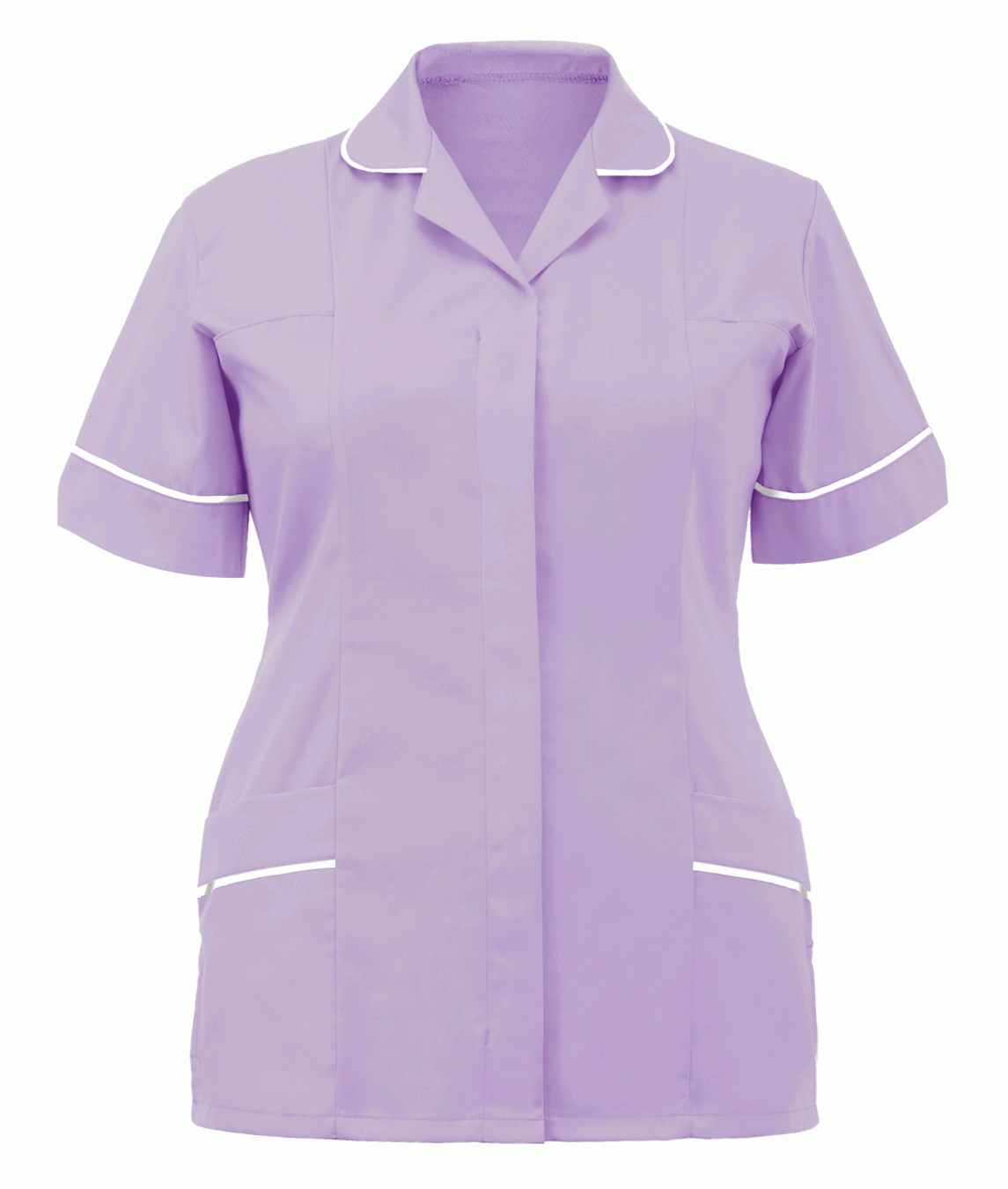 Orbit International Classic Tunic: Ladies - Lilac / White – GS Workwear