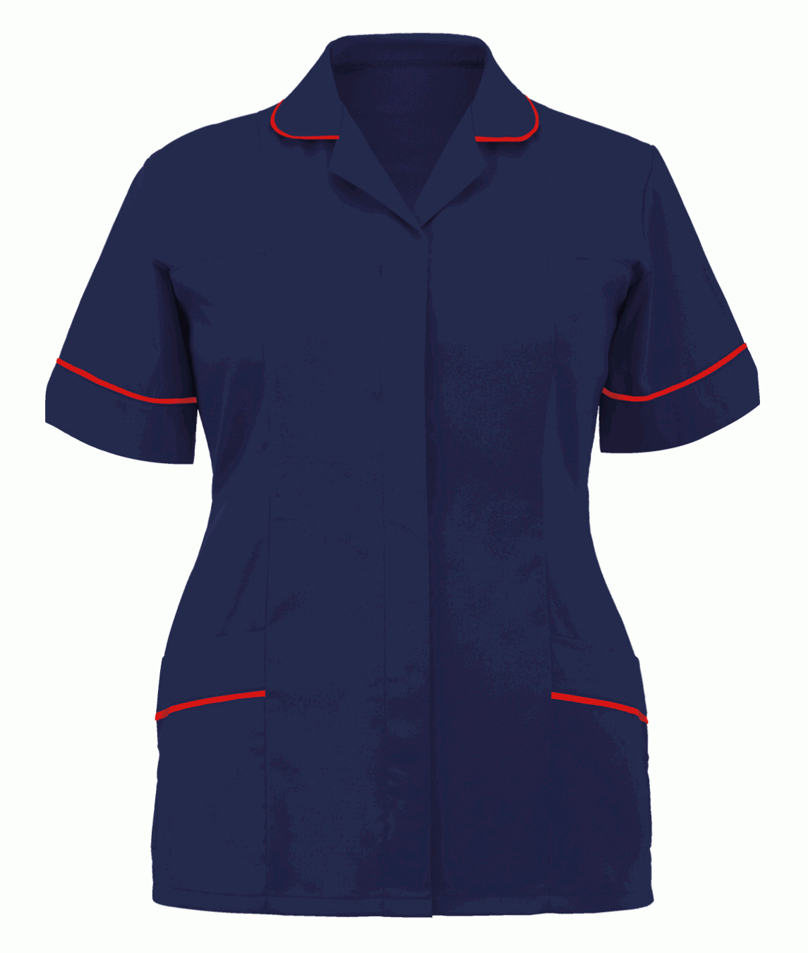 Orbit International Classic Tunic: Ladies - Navy / Red – GS Workwear