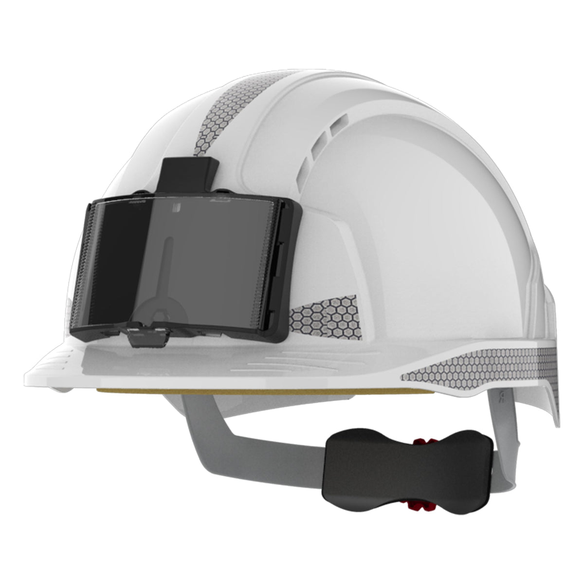 JSP EVOLite Safety Helmet - Reflective CR2 Decals and ID Badge Holder ...