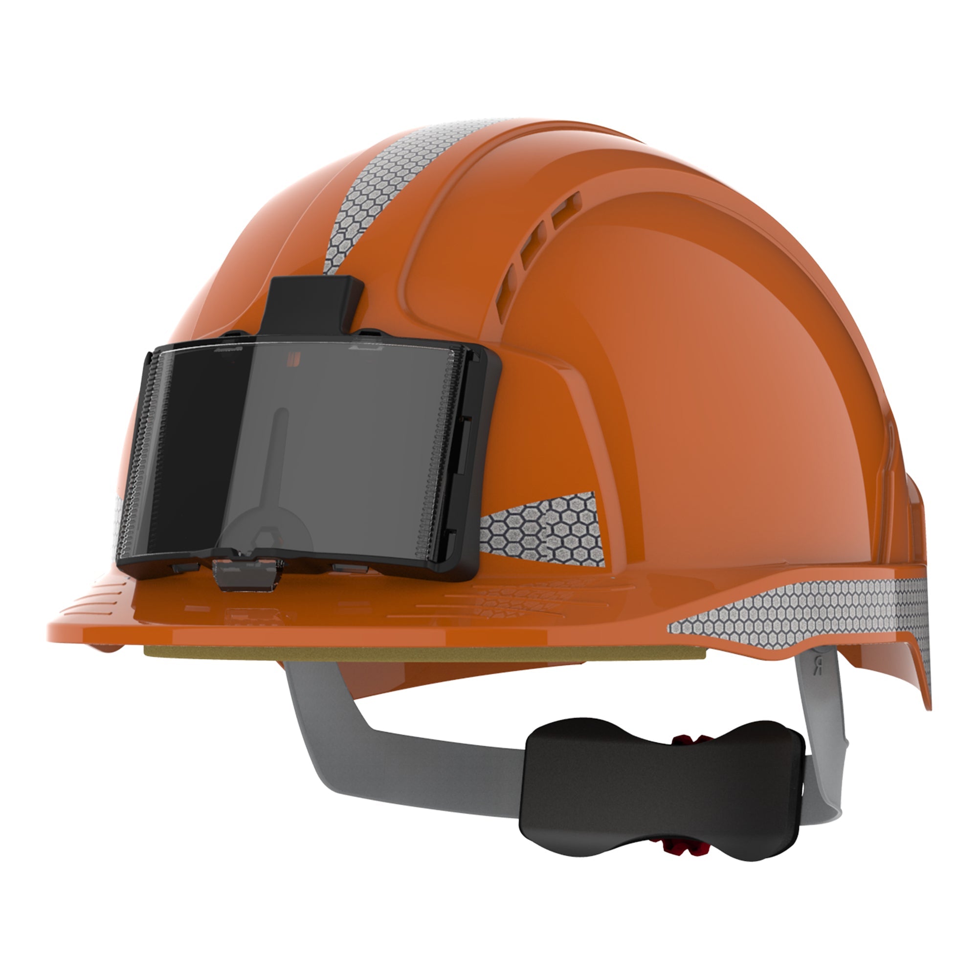 JSP EVOLite Safety Helmet with CR2 Decals and ID Badge Holder / Lamp B ...