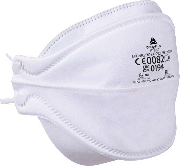 Delta Plus M1205 – FFP2 Foldable Mask (No Valve) with Odor Protection ...
