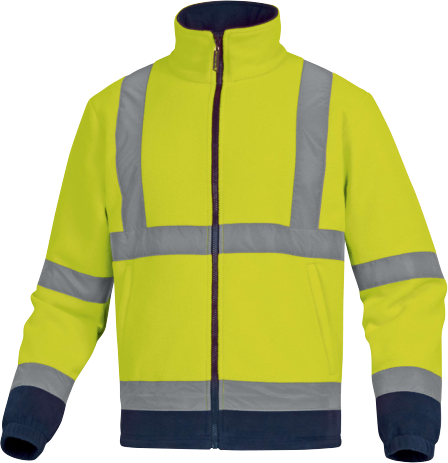 Delta Plus ZENITH High-Visibility Fleece Jacket – GS Workwear