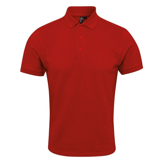 Premier Coolchecker® Plus Piqué Polo - Red – GS Workwear