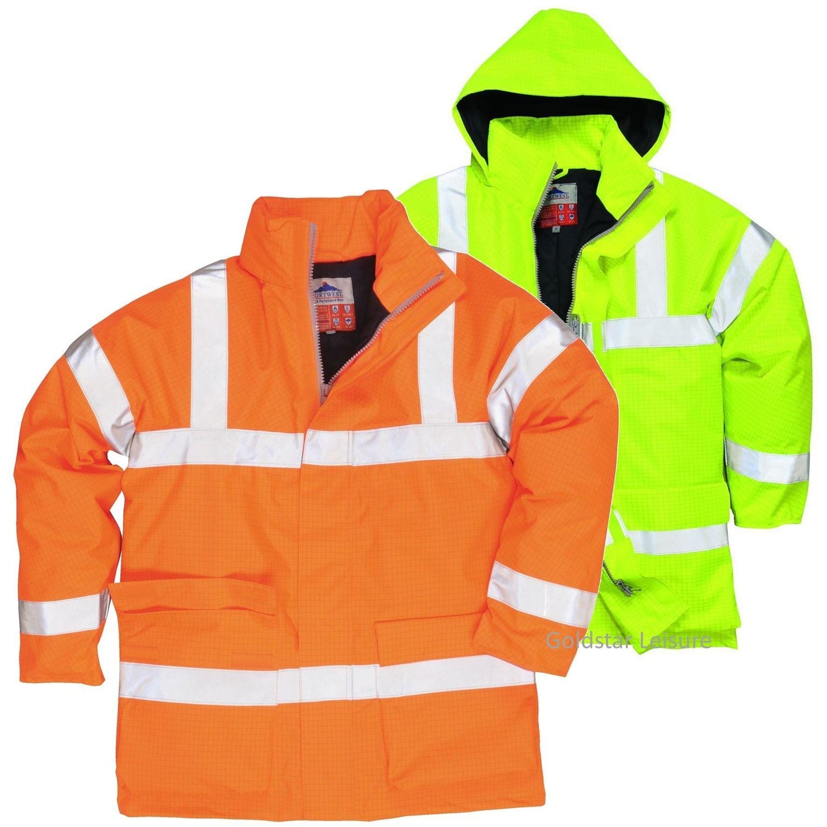 Portwest Bizflame Rain Hi-Vis Antistatic FR Jacket – GS Workwear